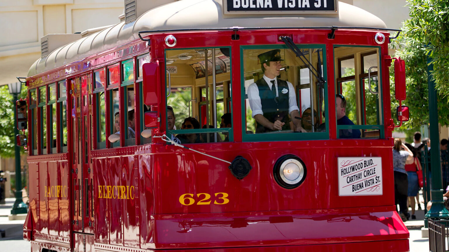 Red Car Trolley - Viajando para California